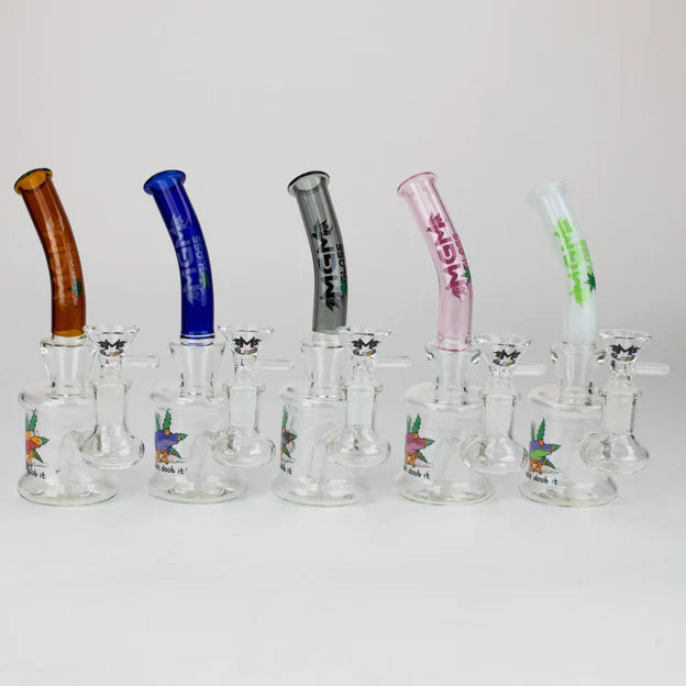 6.7" MGM Glass 2-in-1 bubbler with Logo – Canvape.com