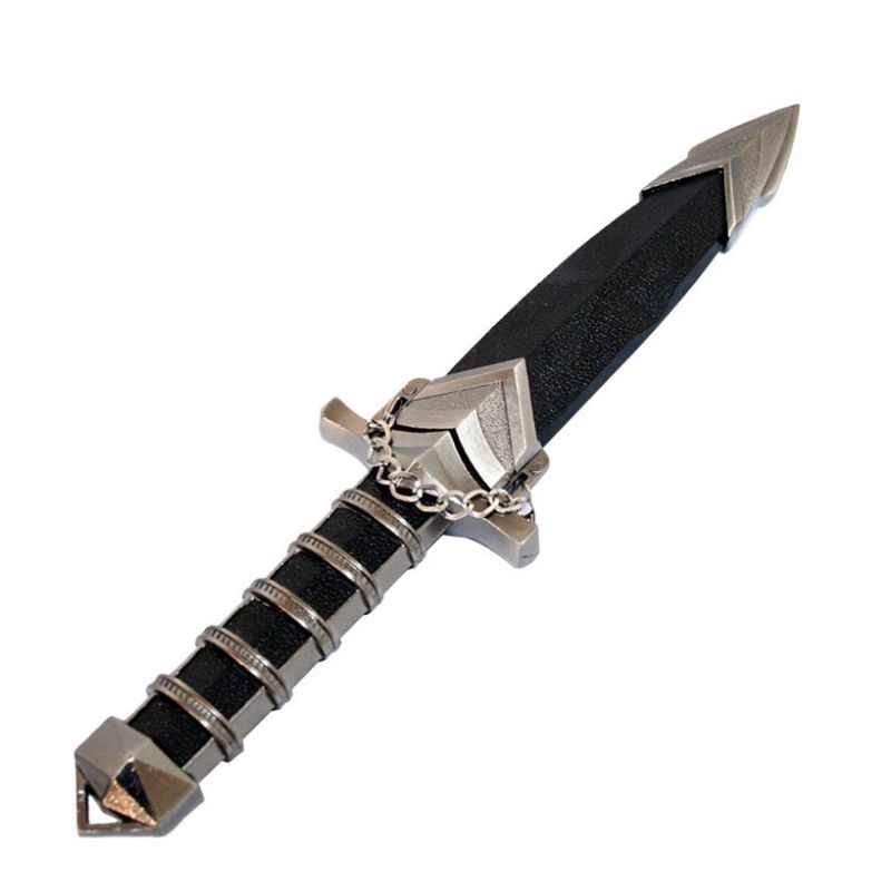 Defender - 11″ Collectible Black Dagger w/ Sheath Antique Daggers ...