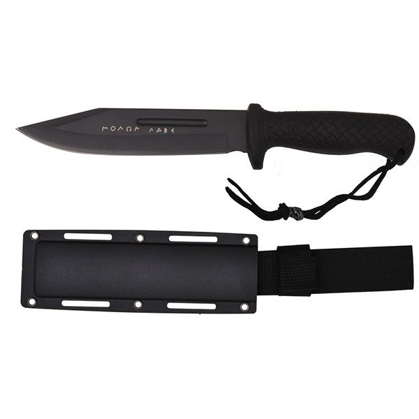 12″ Black Shadow Edge Dagger w/ 3mm Thickness Blade - Canvape.com
